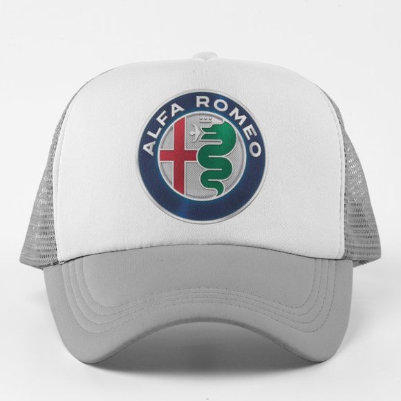Accessories | New Alfa Romeo Logo Foam Trucker Mesh Snapback Hat 2tone ...